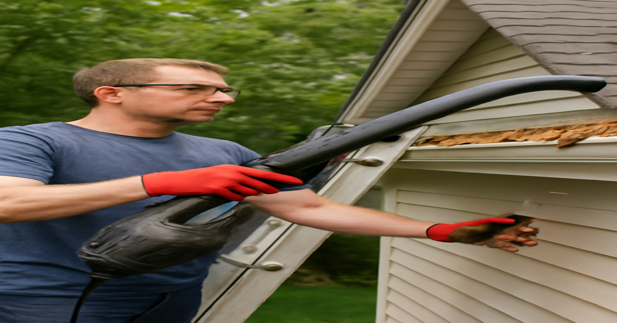 How to Clean Gutters You Can’t Reach (Without Freaking Out)