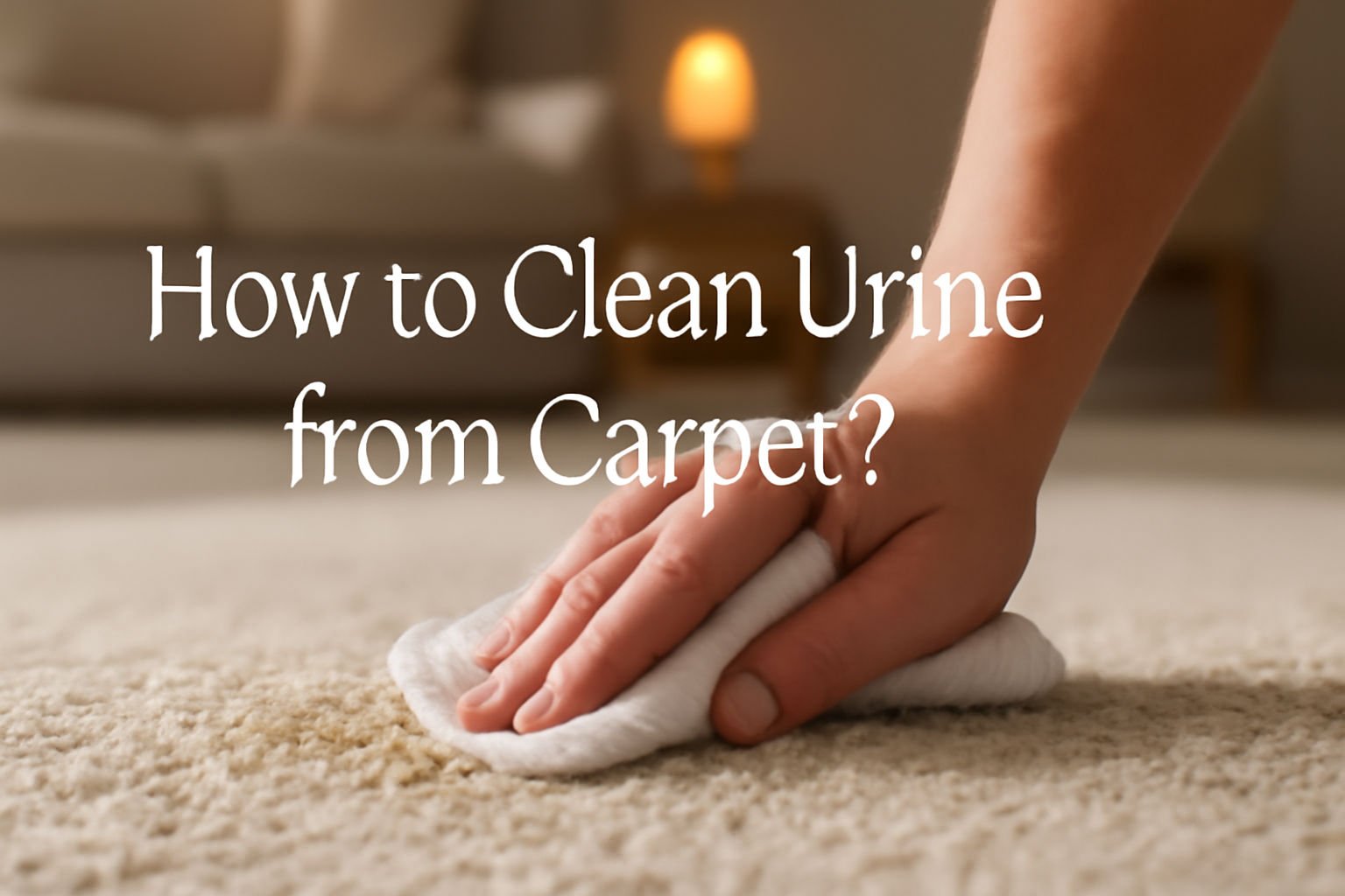 How to Clean Urine from Carpet? Easy Step-by-Step Guide